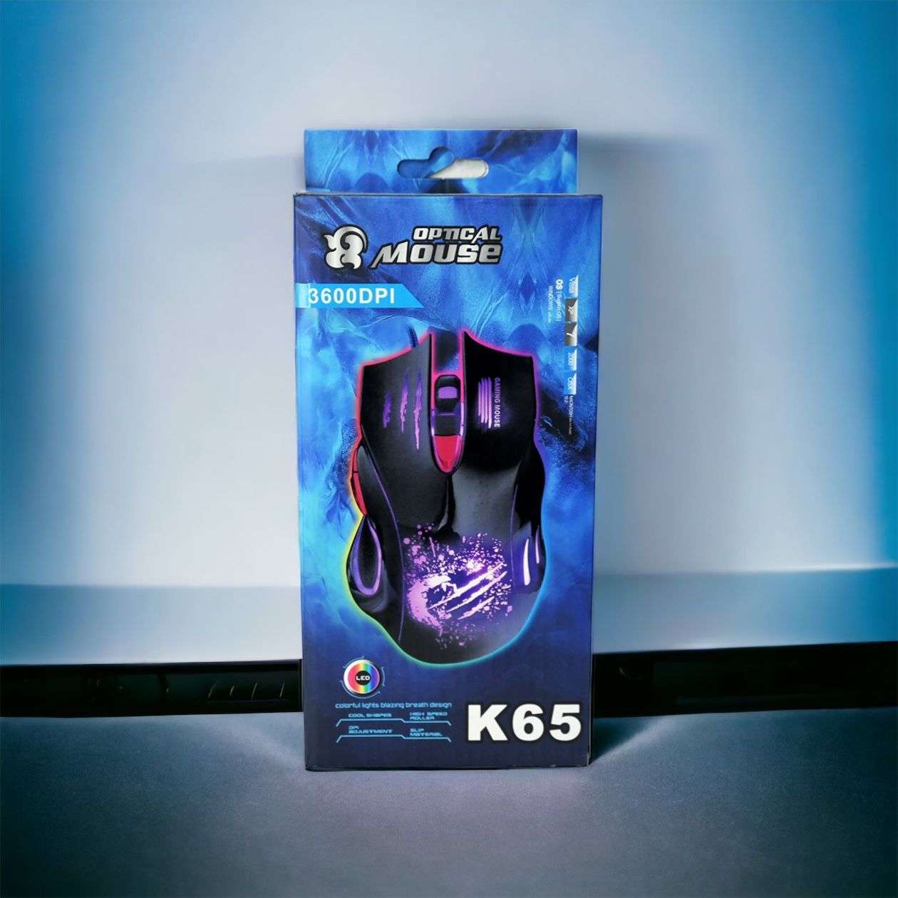 Mouse Gaming K65 - IMPORTADORA JUMEJATO